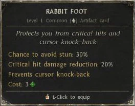 Rabbit Foot | Book of Demons Wiki | Fandom