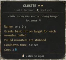 Cluster | Book of Demons Wiki | Fandom