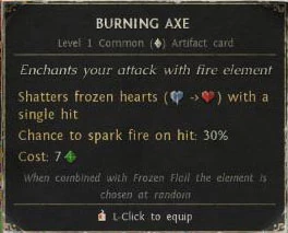 Burning Axe | Book of Demons Wiki | Fandom