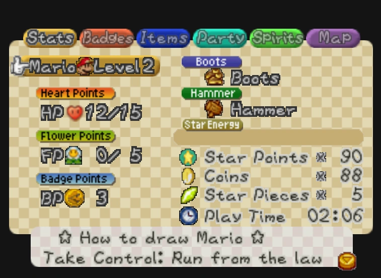 Menu (BoM 64) | Book of Mario Wiki | Fandom