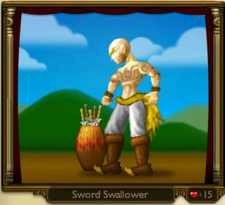 Sword Swallower | Bookworm Adventures Wiki | Fandom