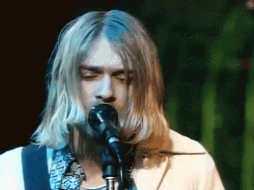 Kurt Cobain Crying Gif