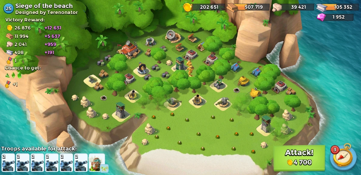 Siege of the beach | Boom Beach Wiki | Fandom