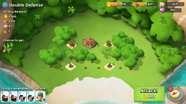 Double Defense | Boom Beach Wiki | Fandom