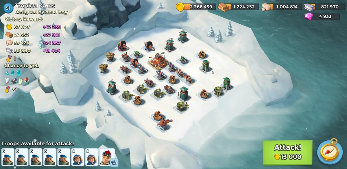 Tropical Guns | Boom Beach Wiki | Fandom