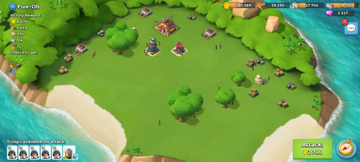 Five-Oh | Boom Beach Wiki | Fandom
