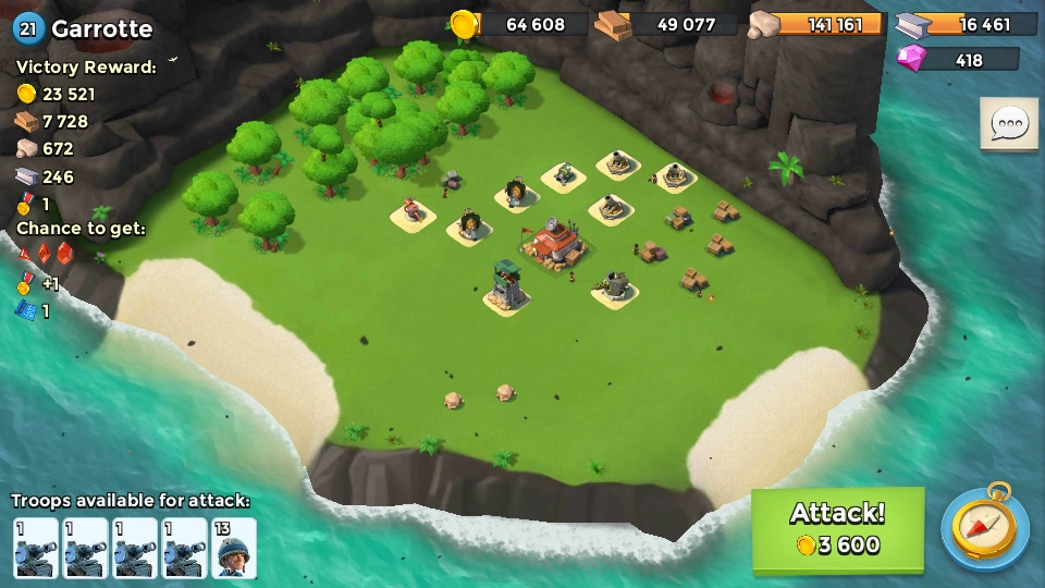 Garrotte | Boom Beach Wiki | Fandom