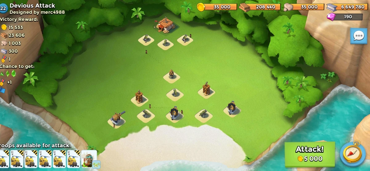 Devious Attack (v2) | Boom Beach Wiki | Fandom