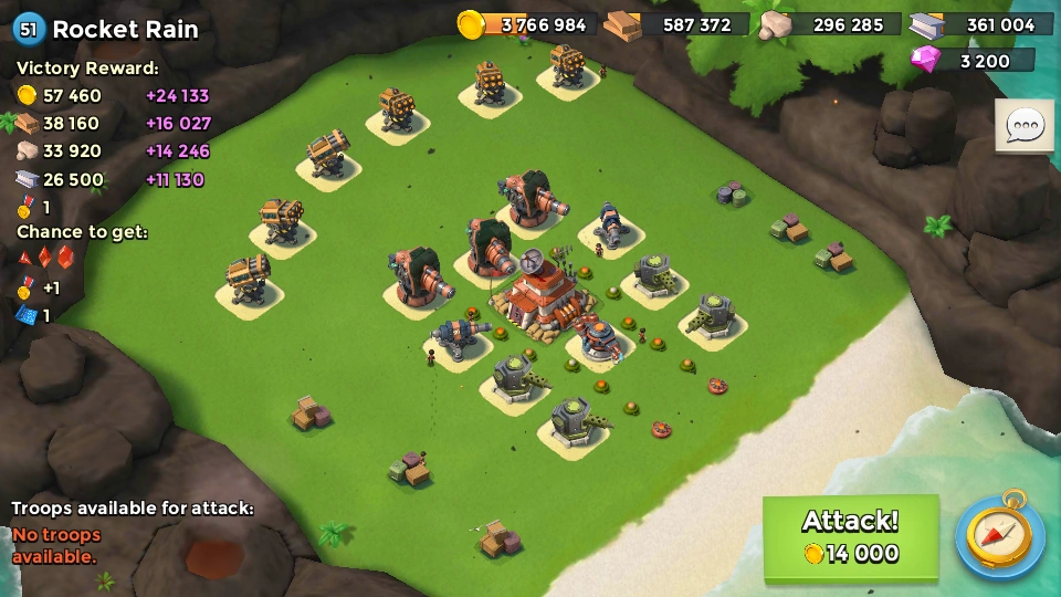 Rocket Rain (v2) | Boom Beach Wiki | Fandom