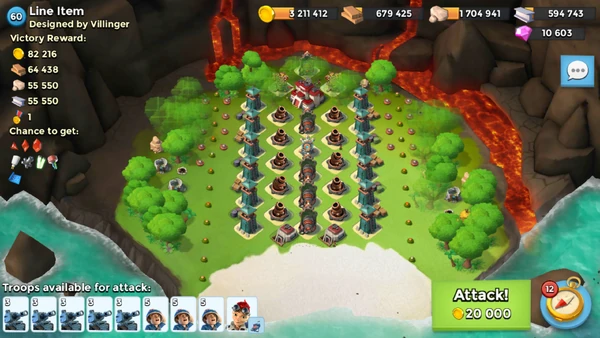 Line Item | Boom Beach Wiki | Fandom