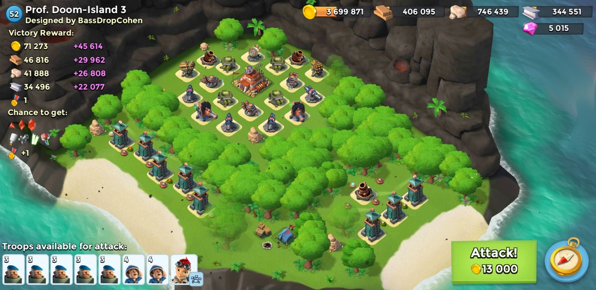 Prof. Doom-Island 3 | Boom Beach Wiki | Fandom