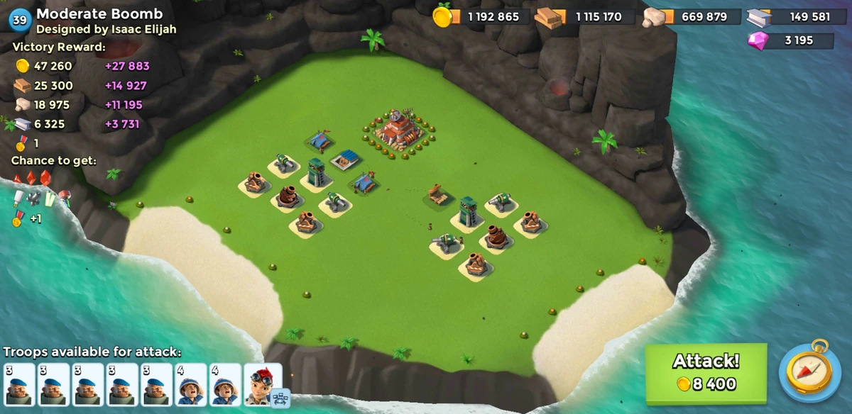 Moderate Boomb | Boom Beach Wiki | Fandom