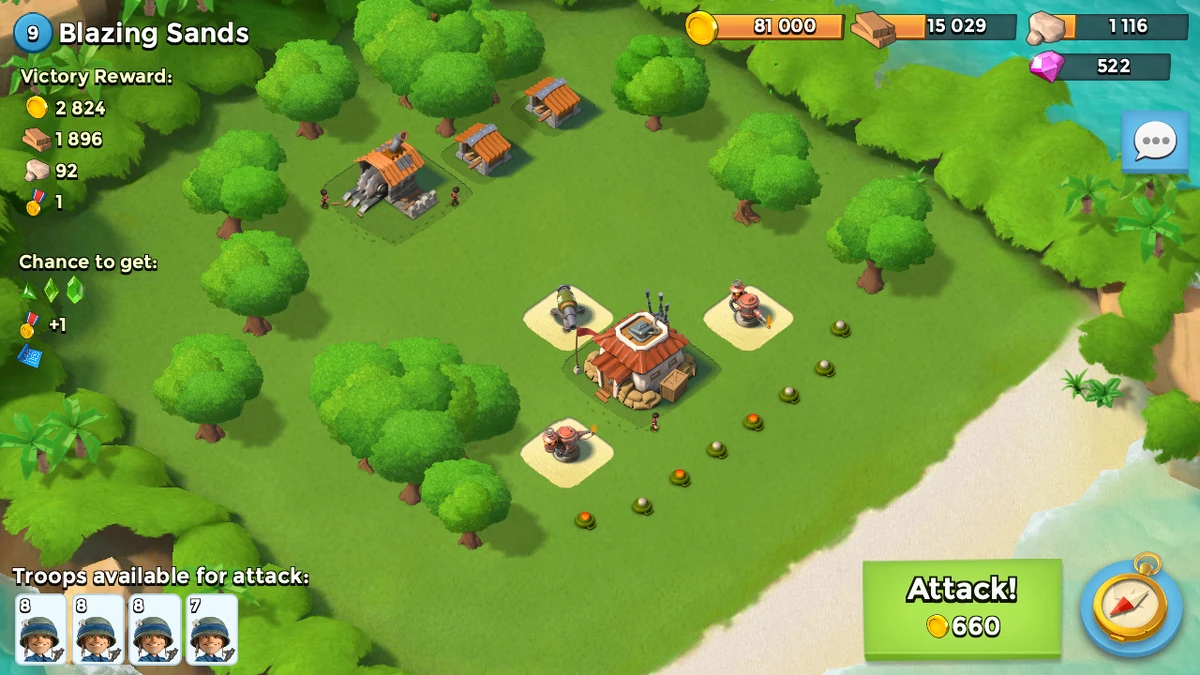 Blazing Sands | Boom Beach Wiki | Fandom