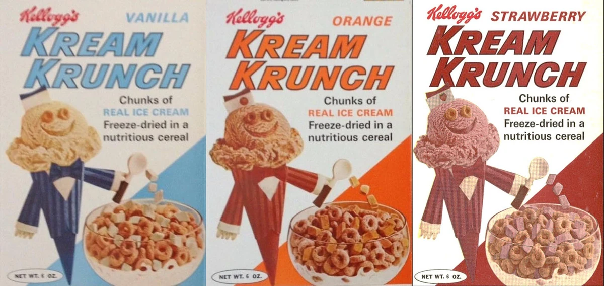 "Kream Krunch" (lost commercials of Kellogg's cereal; 1965) | IAmaBoomer's Lost Media Wiki | Fandom