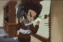 Boondocks Huey Mit Waffe Huey Freeman | The Boondocks Information