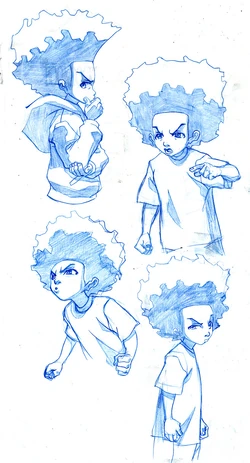 how to draw boondocks characters