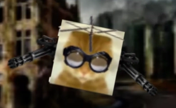 Helicopter Boppity cat with Guns and Glasses | Boppity cat Wiki | Fandom