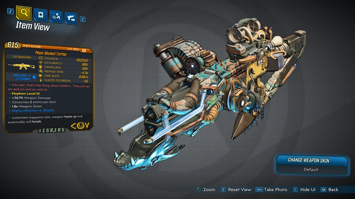 Bladed Tattler | Borderlands 3 Redux Wiki | Fandom