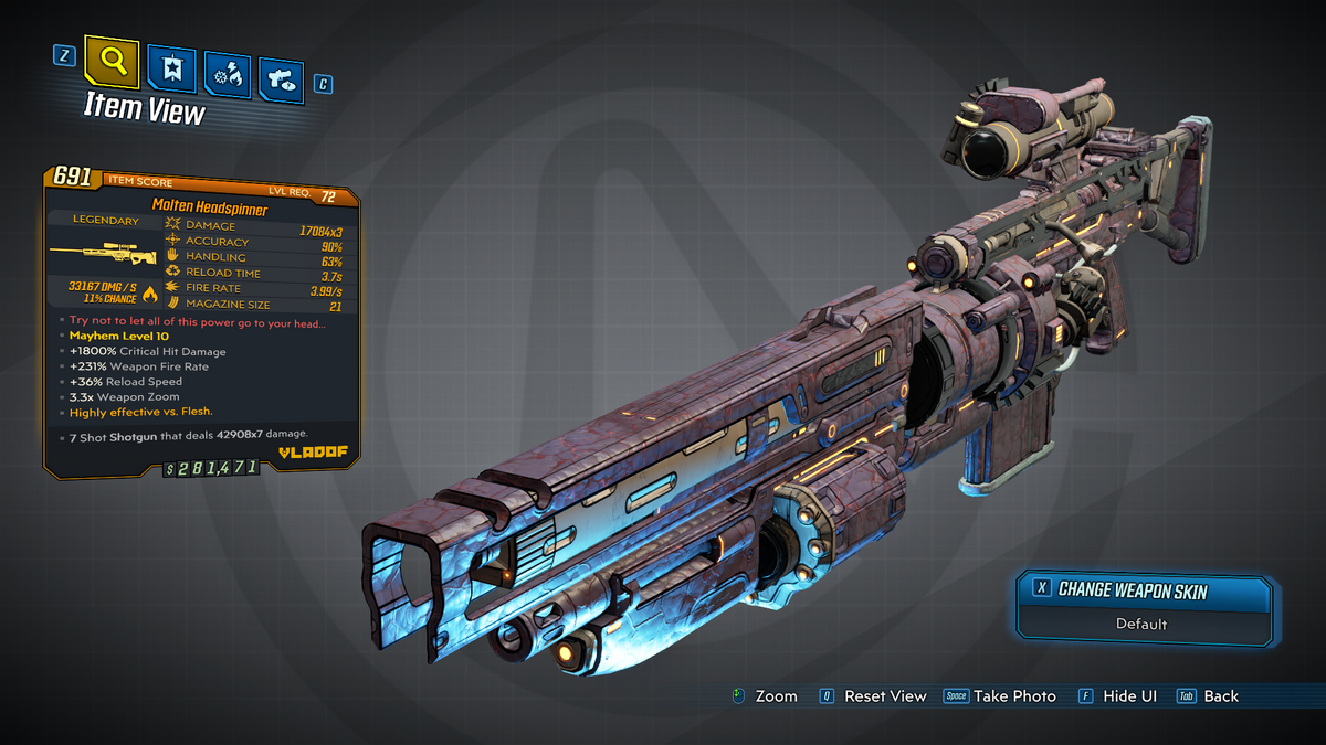 Headspinner | Borderlands 3 Redux Wiki | Fandom