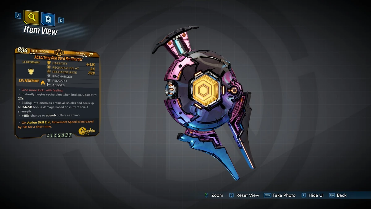 Red Card Re-Charger | Borderlands Wiki | Fandom
