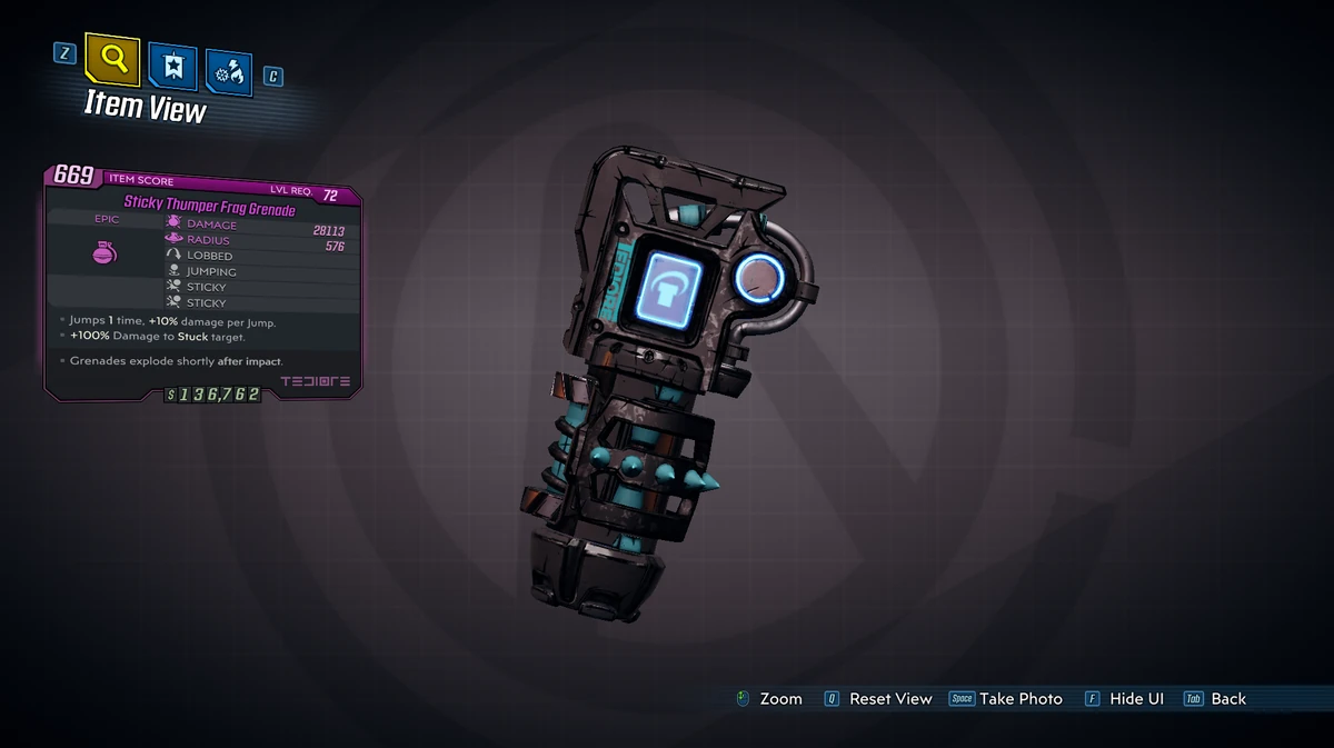 Frag Grenade | Borderlands Wiki | Fandom