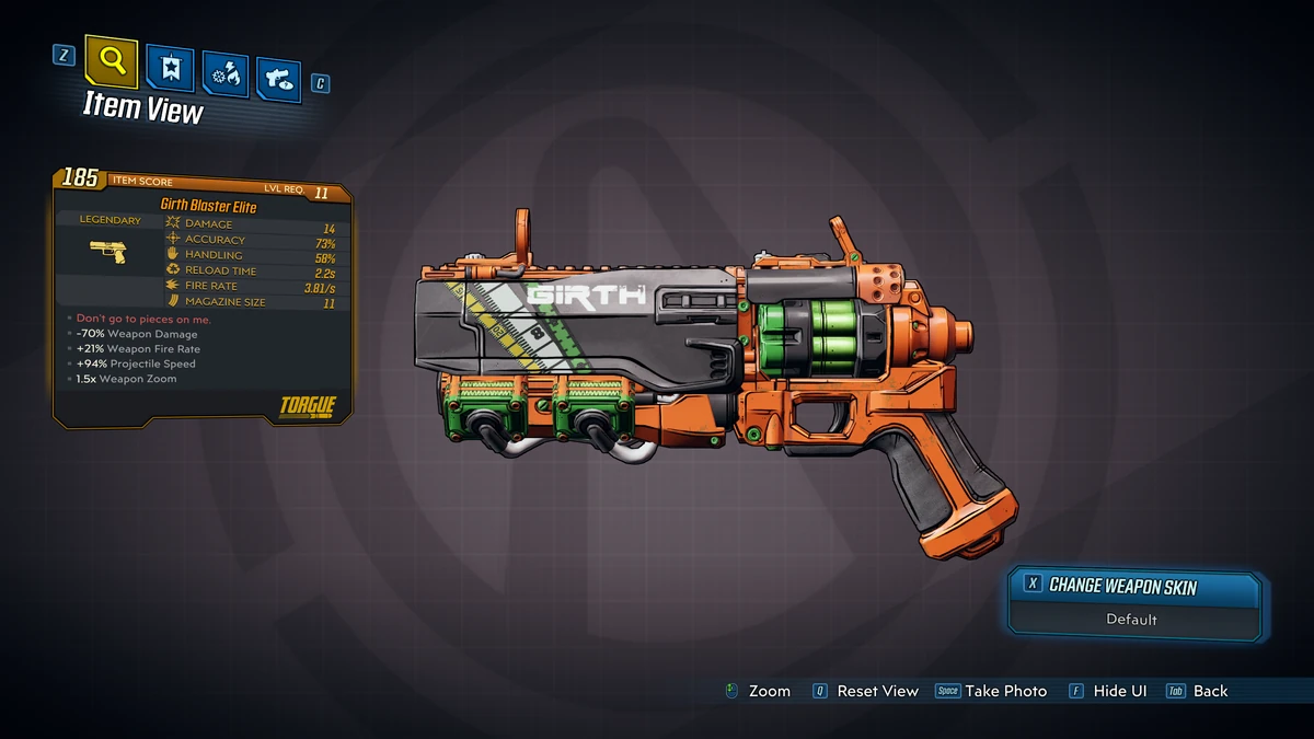Girth Blaster Elite | Borderlands Wiki | Fandom