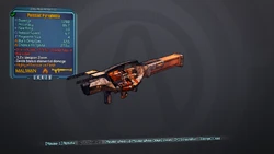 Pyrophobia/Variant Chart | Borderlands Wiki | Fandom