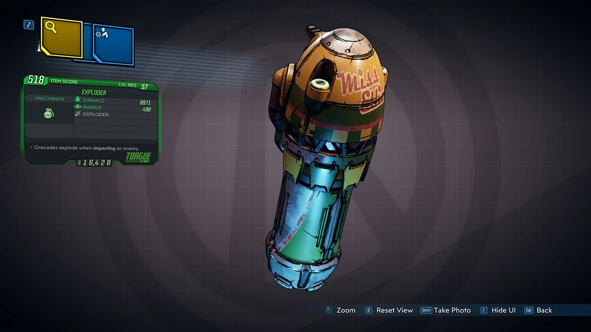 EXPLODER/Variant Chart | Borderlands Wiki | Fandom