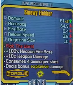 Flakker/Variant Chart | Borderlands Wiki | Fandom