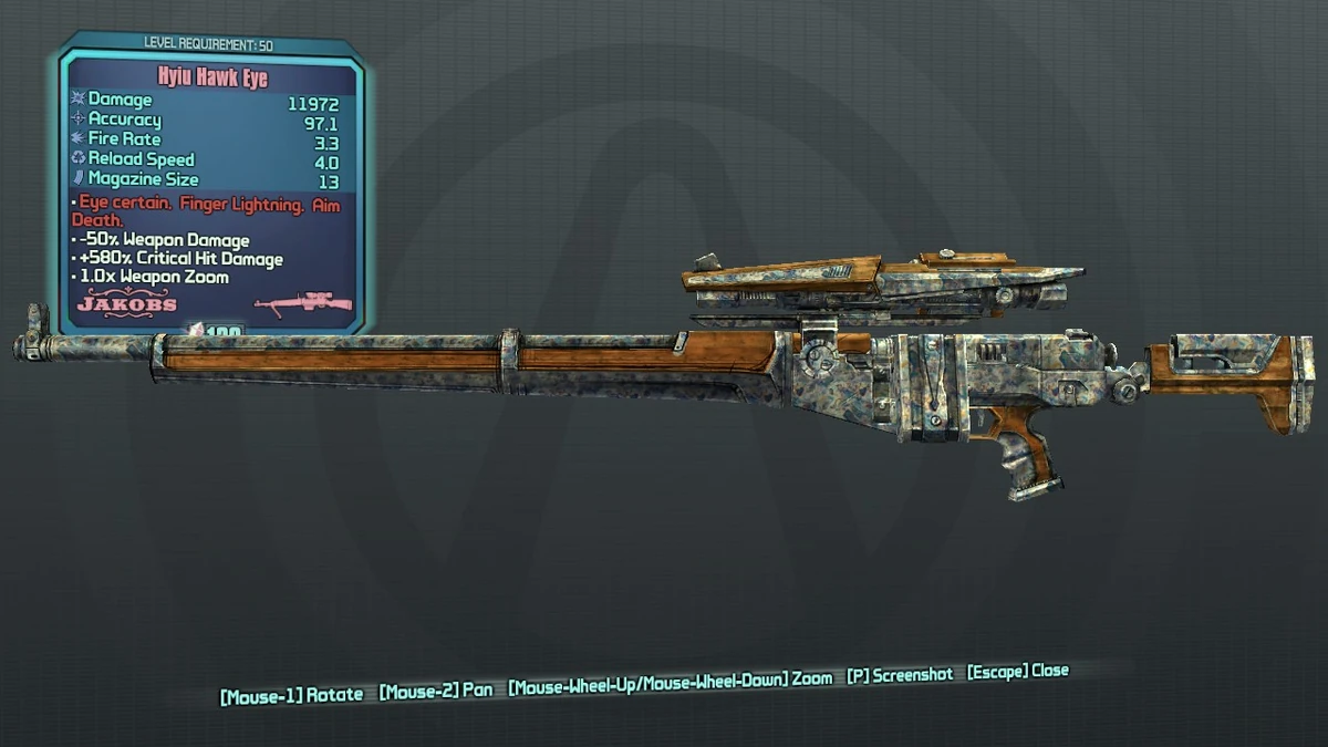 Hawk Eye/Variant Chart | Borderlands Wiki | Fandom