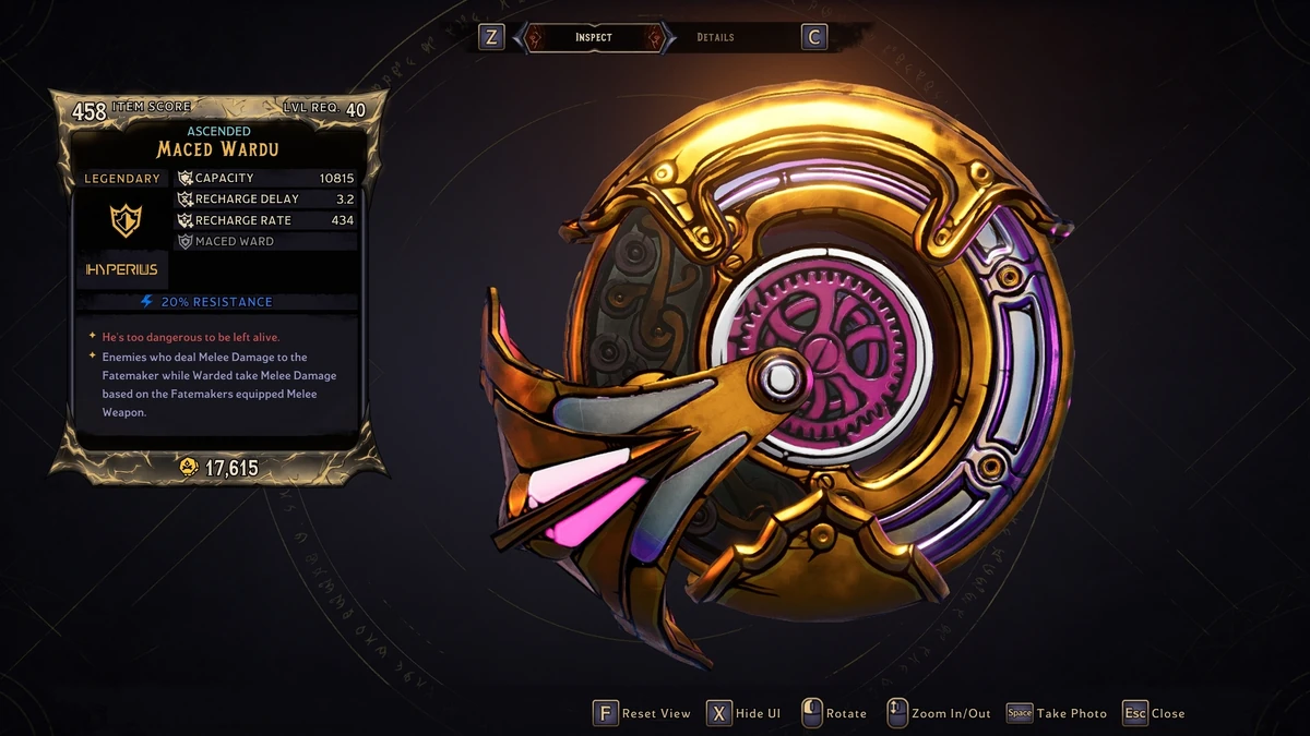 Maced Wardu/Variant Chart | Borderlands Wiki | Fandom