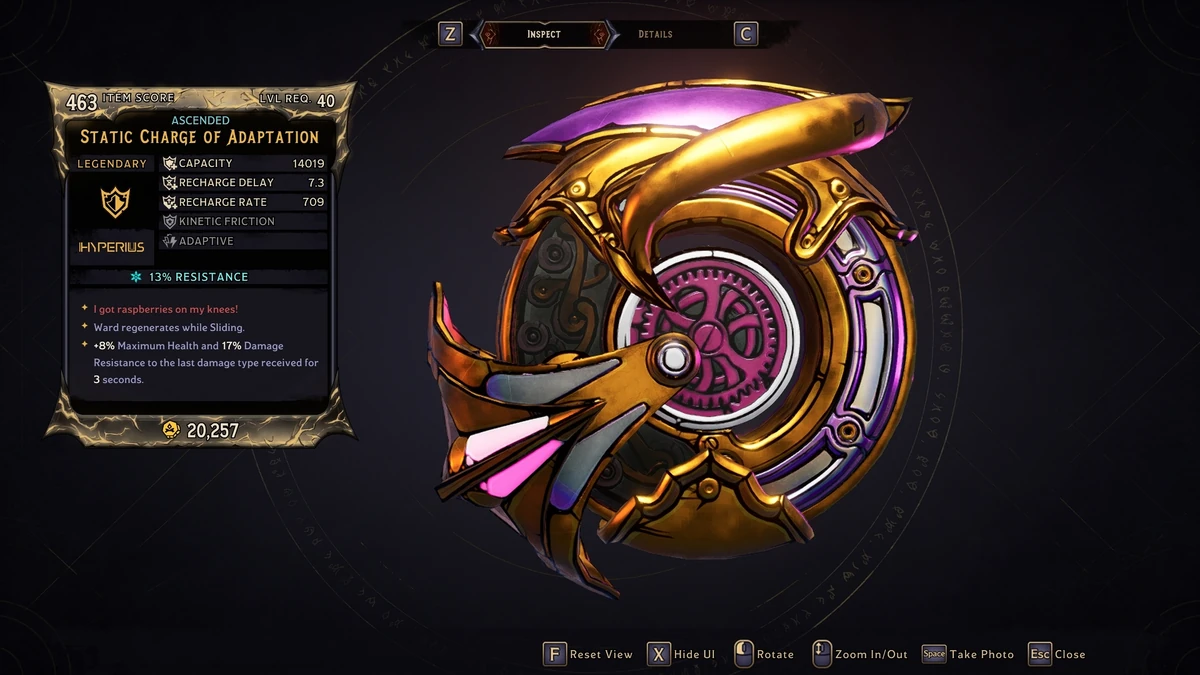 Static Charge (Shield)/Variant Chart | Borderlands Wiki | Fandom