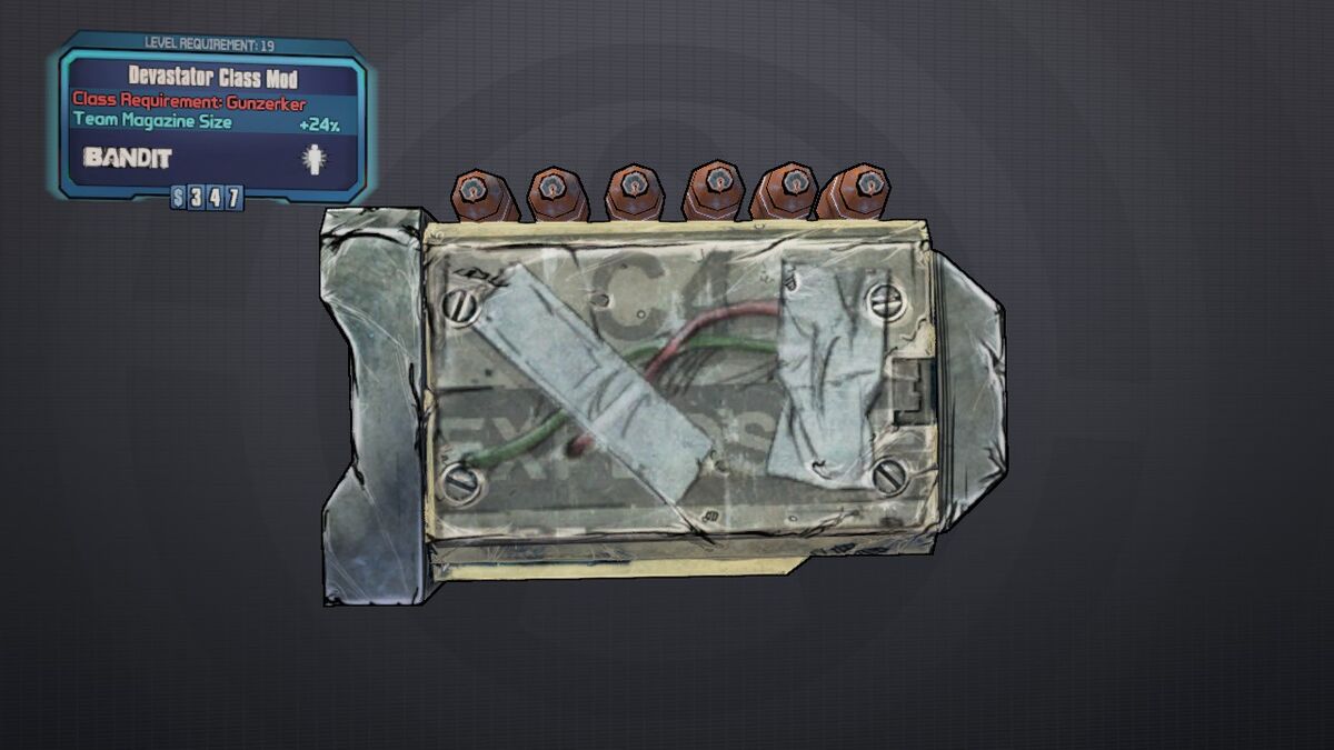 Devastator Class Mod Borderlands Wiki Fandom