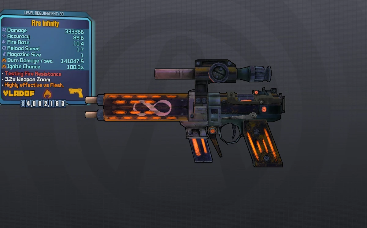 Fire Infinity | Borderlands Wiki | Fandom