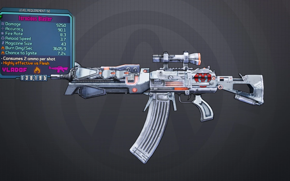 Blaster (assault rifle) | Borderlands Wiki | Fandom