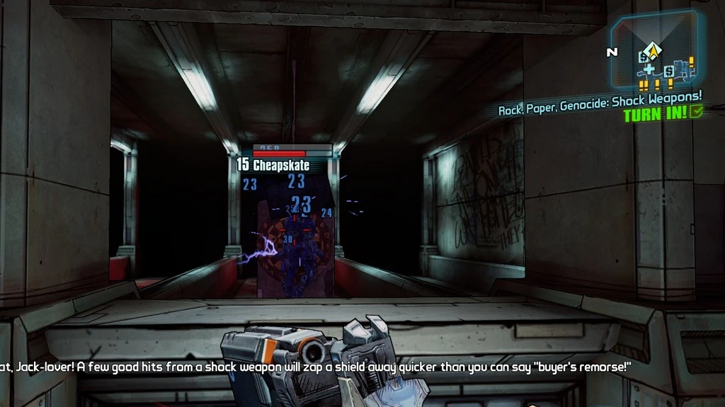 Rock, Paper, Genocide: Shock Weapons! | Borderlands Wiki | Fandom