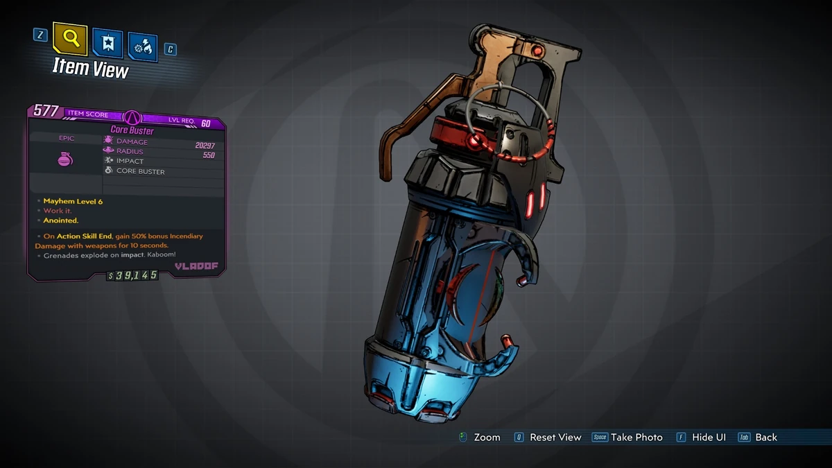 Core Buster | Borderlands Wiki | Fandom