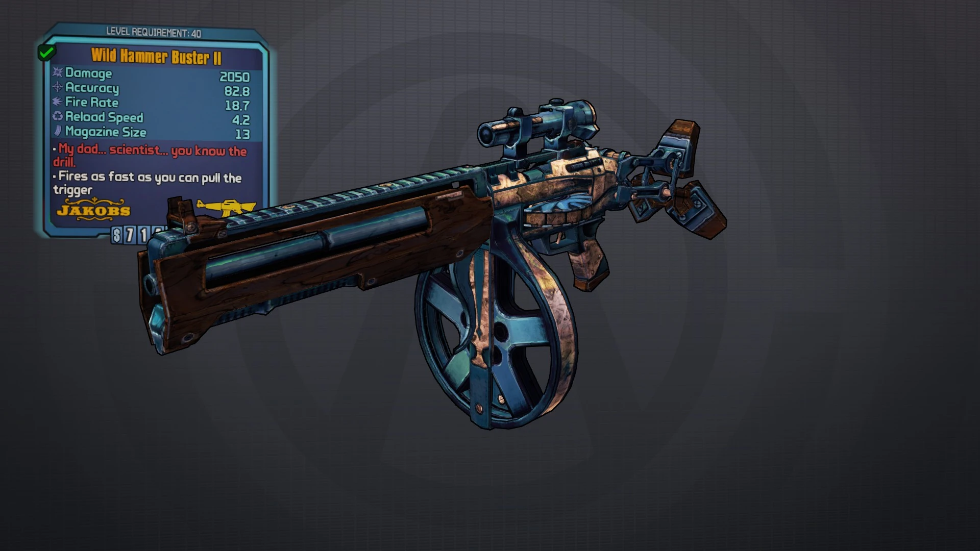 Hammer Buster II | Borderlands Wiki | Fandom