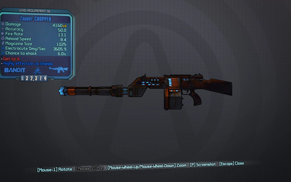 CHOPPER/Variant Chart | Borderlands Wiki | Fandom