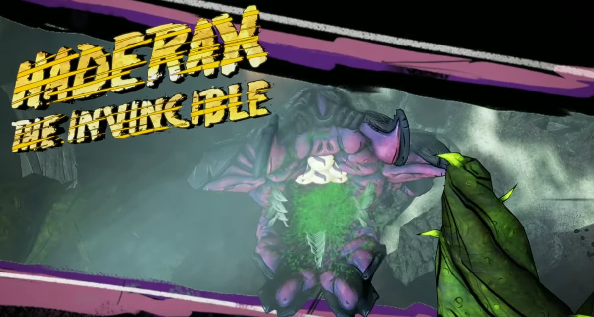 Haderax the Invincible | Borderlands Wiki | Fandom