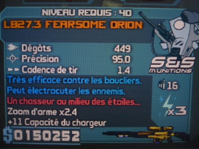 Orion/Exemples | Wiki Borderlands | Fandom