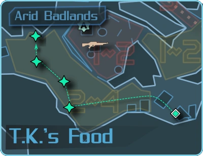 Девятипалый: Еда T.K.'ея | Borderlands Wiki | Fandom