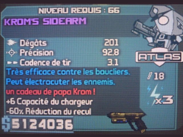 Krom's Sidearm | Wiki Borderlands | Fandom