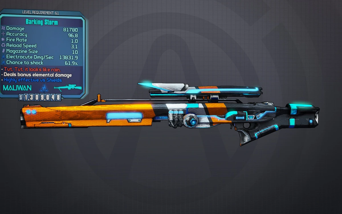 Storm (sniper rifle) | Borderlands Wiki | Fandom