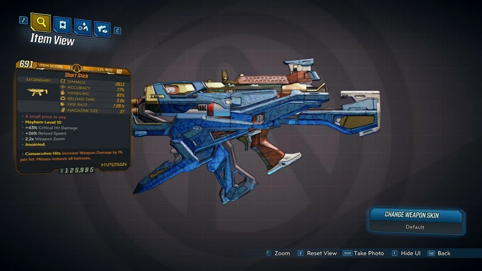 Short Stick (Legendary) | Borderlands Wiki | Fandom