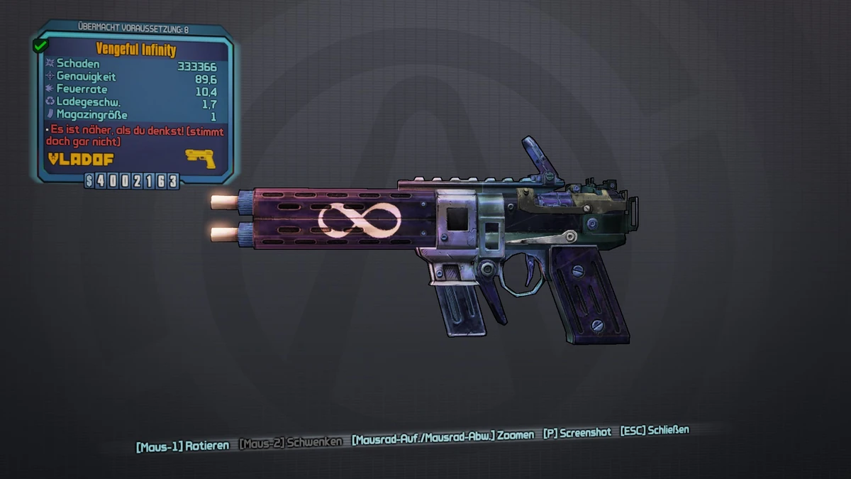 Infinity | Borderlands Wiki | Fandom