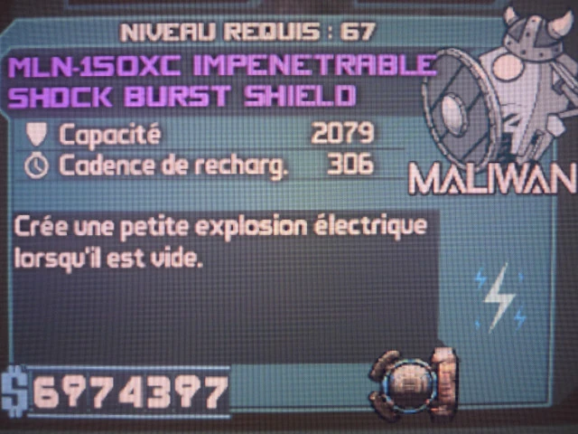 Shock Burst Shield | Wiki Borderlands | Fandom