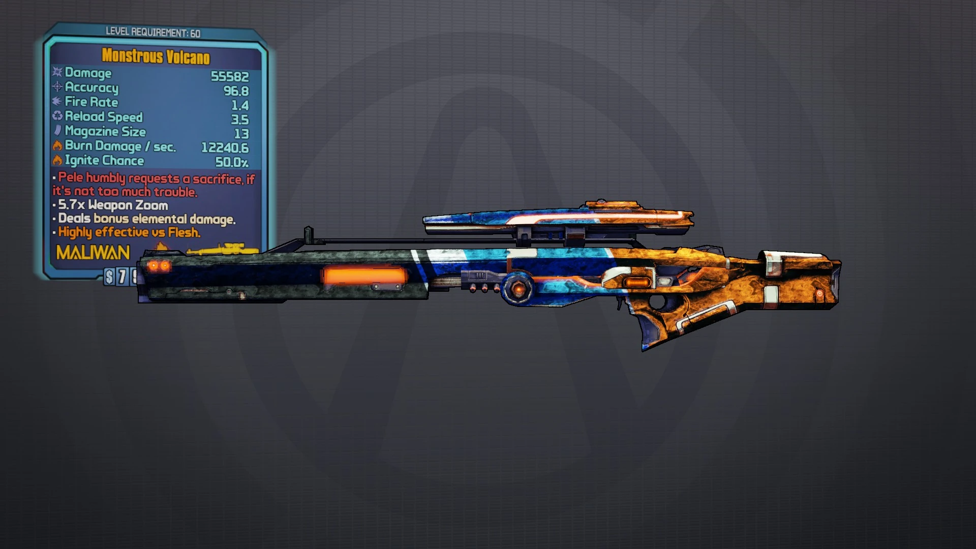 Guns Borderlands 2 Orange
