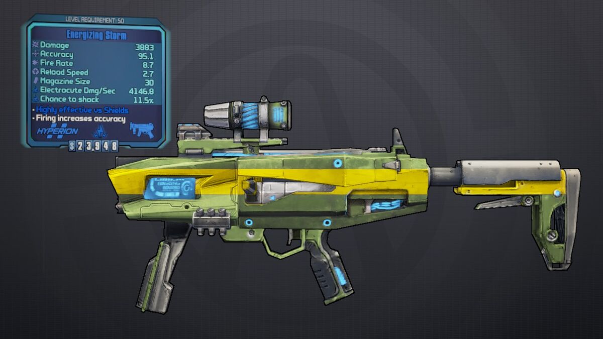Storm Smgvariant Chart Borderlands Wiki Fandom