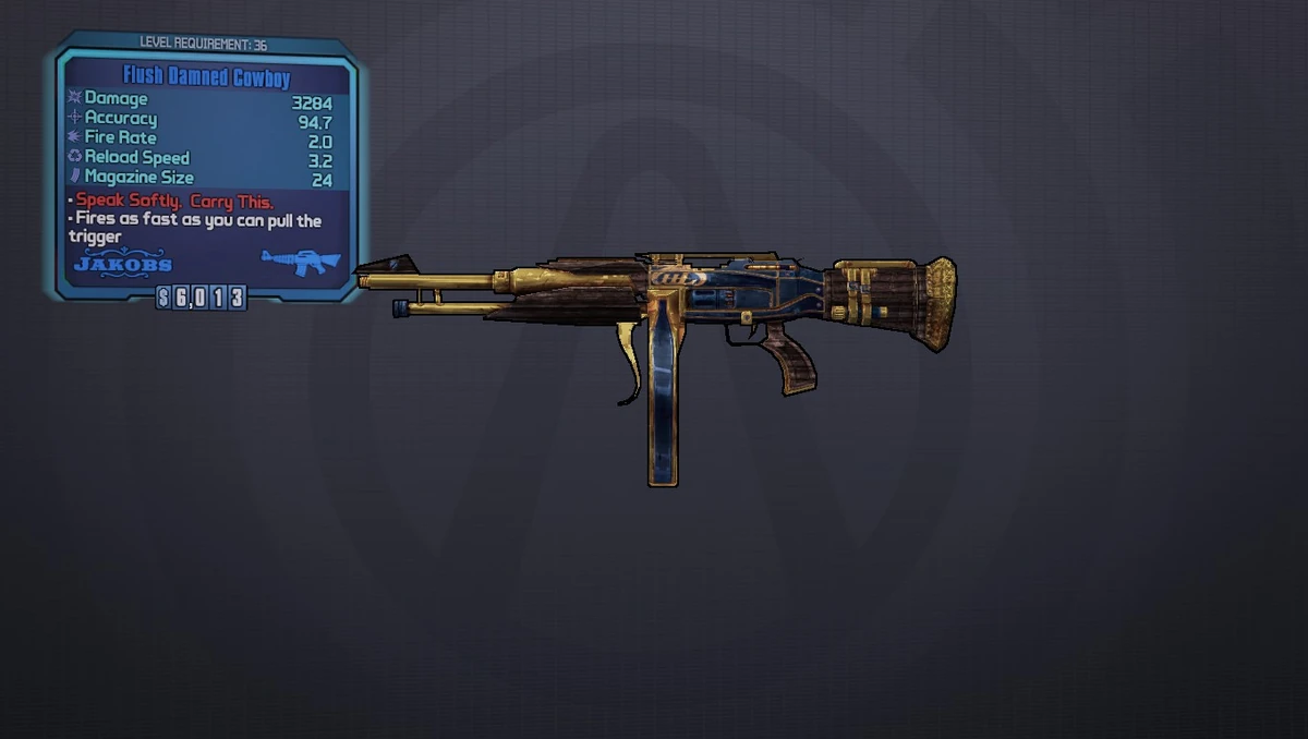 Damned Cowboy | Borderlands Wiki | Fandom